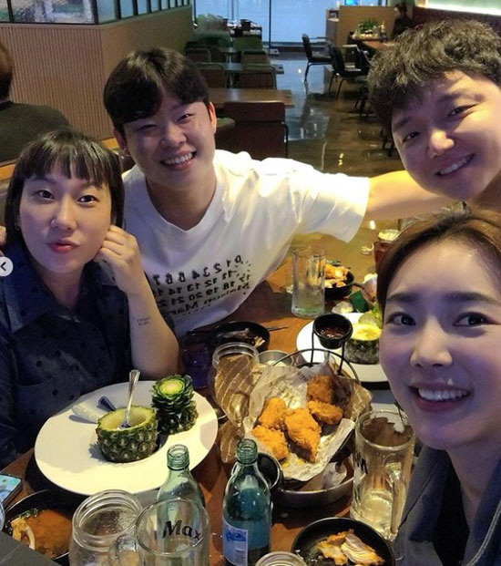 스포츠조선 윤승열♥ 김영희 임신중 배슬기♥심리섭과 호프집 2차서 파인애플만